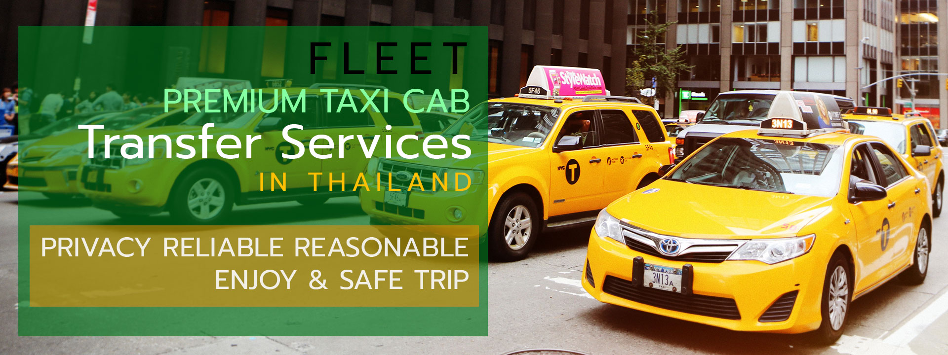 Fleet - Private Taxi Transfer Service in Thailand